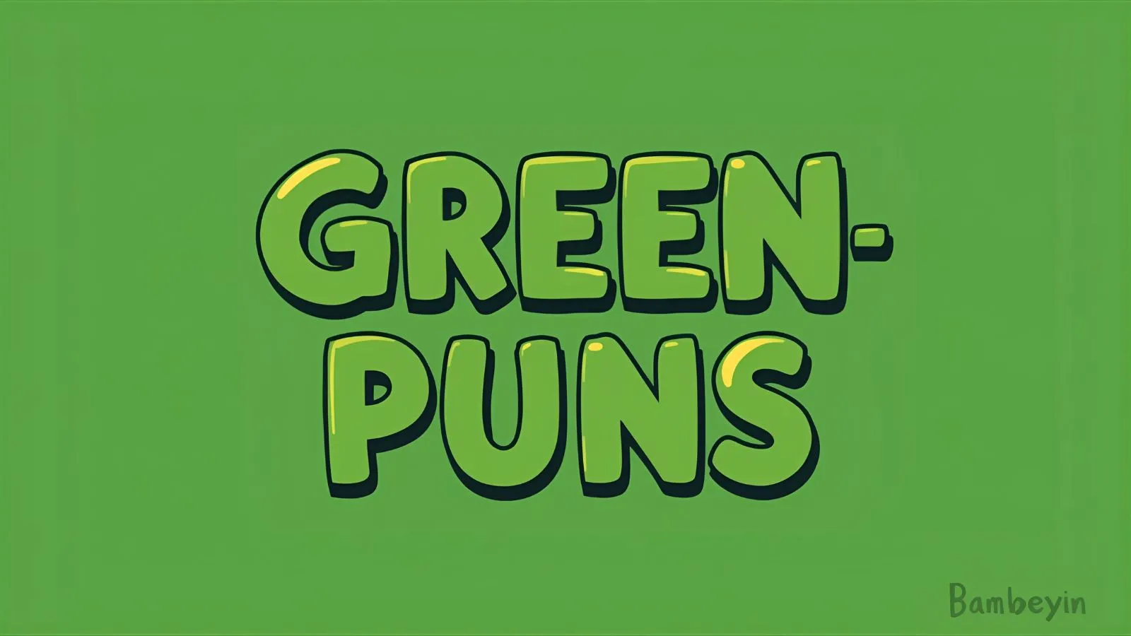 900+ Green Puns That’ll Leaf You Laughing for 2025